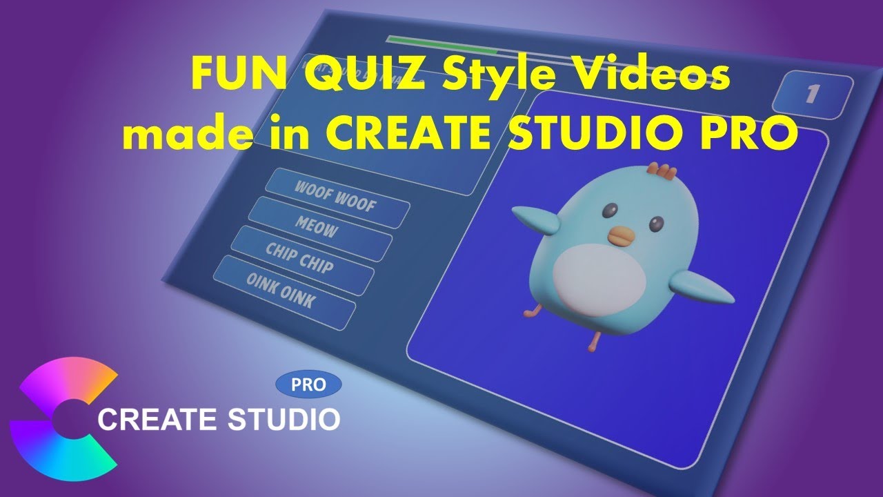 Using Create Studio to do a QUIZ video - YouTube