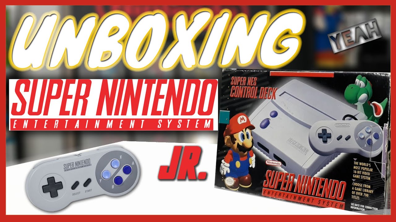 Super Nintendo SLIM | Unboxing Review | SNES JR. - YouTube