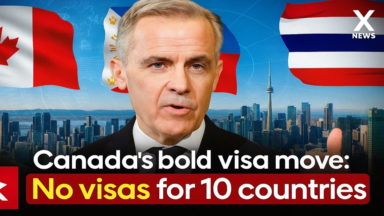 Canada's Bold Visa Move: No Visas for 10 Asian Countries! - YouTube