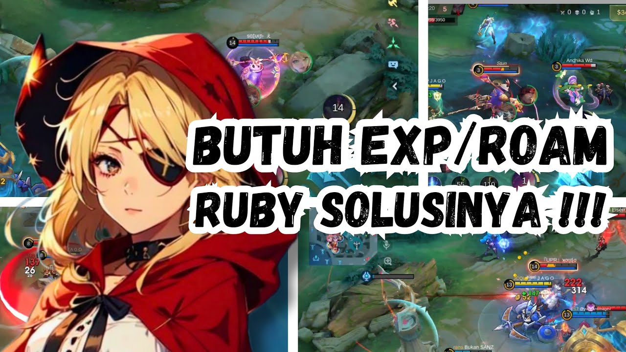 RUBY EXP SEKALIGUS ROAMER - BUILD RUBY MOBILE LEGEND - YouTube