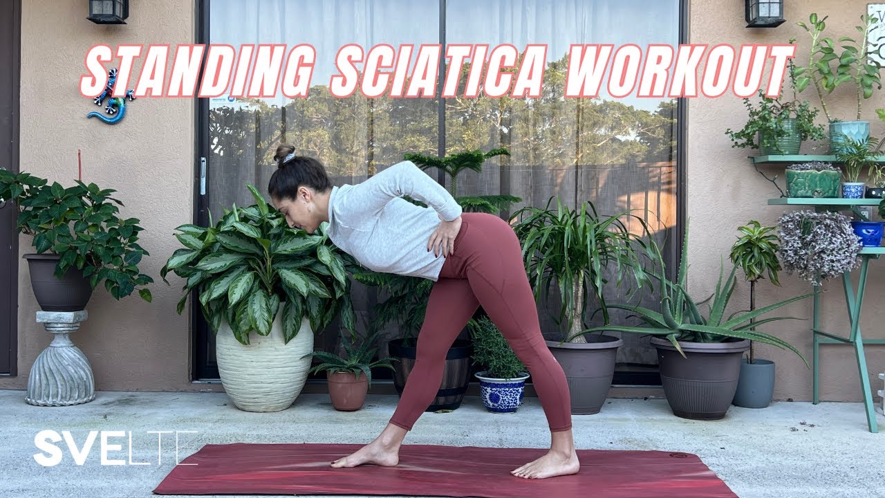 Best Standing Sciatica Stretches - YouTube