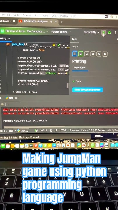 “🚀 Presenting JumpMan Game: ‘JumpMan Adventure’ 🕹️ | Created by iRONY NAYAK#shorts#ytshorts# ...