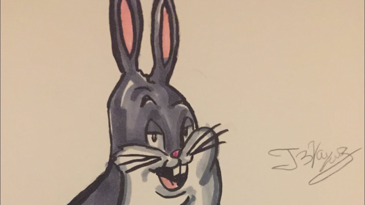 Drawing big chungus 😂 - YouTube