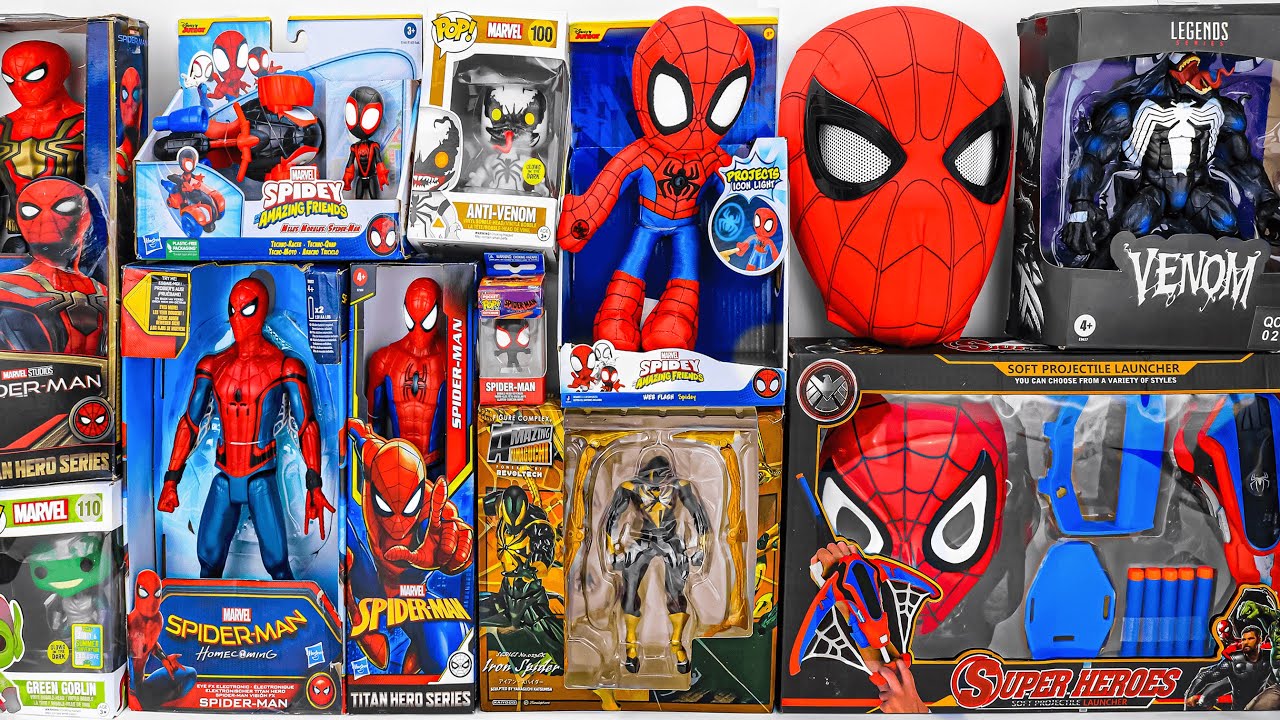 Spider-Man Toy Collection Unboxing Review| Spidey and His Amazing ...