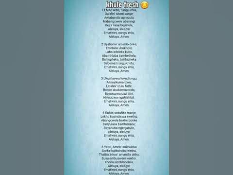 EMAFWINI NANGU EHLA - AMASOSHA @khulefresh1512 - YouTube