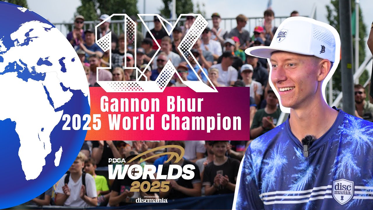GANNON BUHR 2025 DISC GOLF WORLD CHAMPION - EXCLUSIVE INTERVIEW FOR LA ...