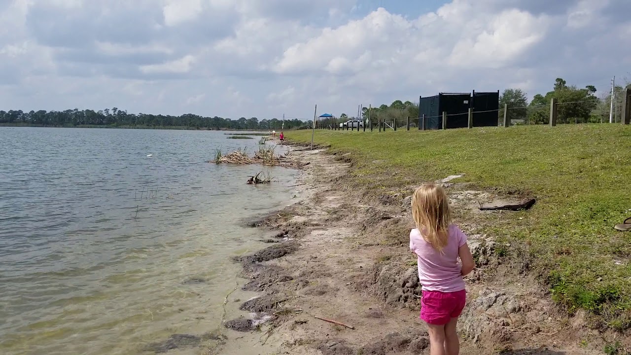 Natalee catches a fish Peacock Park PSL 2/18/19 - YouTube