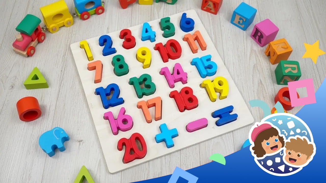 Meso Numrat nga 1 deri 20 per Femije 🔢 | Meso te Numerosh | Meso Shqip ...