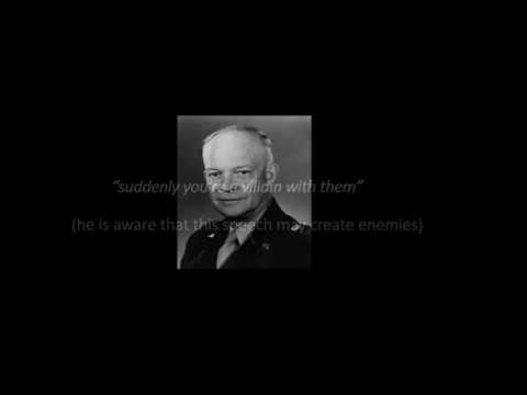 Reverse Speech of Eisenhower's "Military Industrial Complex" Speech ...