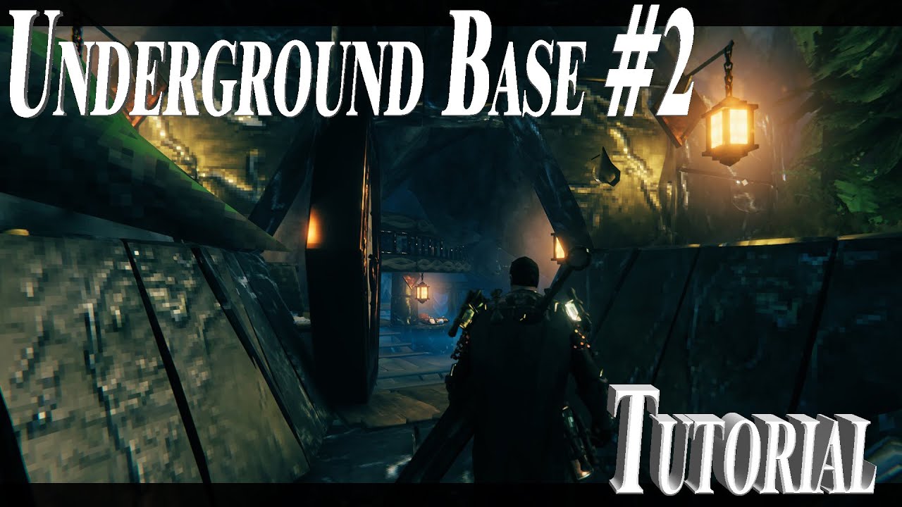 Valheim Underground Base Tutorial - YouTube