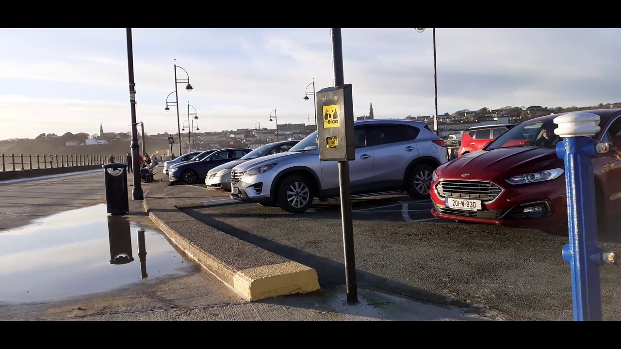 Tramore,Waterford,Ireland. ♧ Sunset Prom Stroll ♧ Lockdown January 2021 ...
