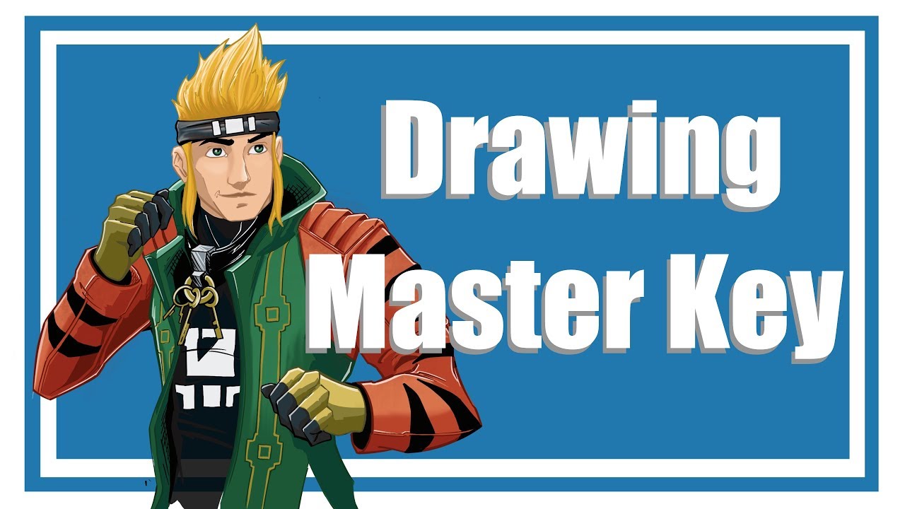 Drawing Master Key ( Fortnite Speed Drawing ) - YouTube