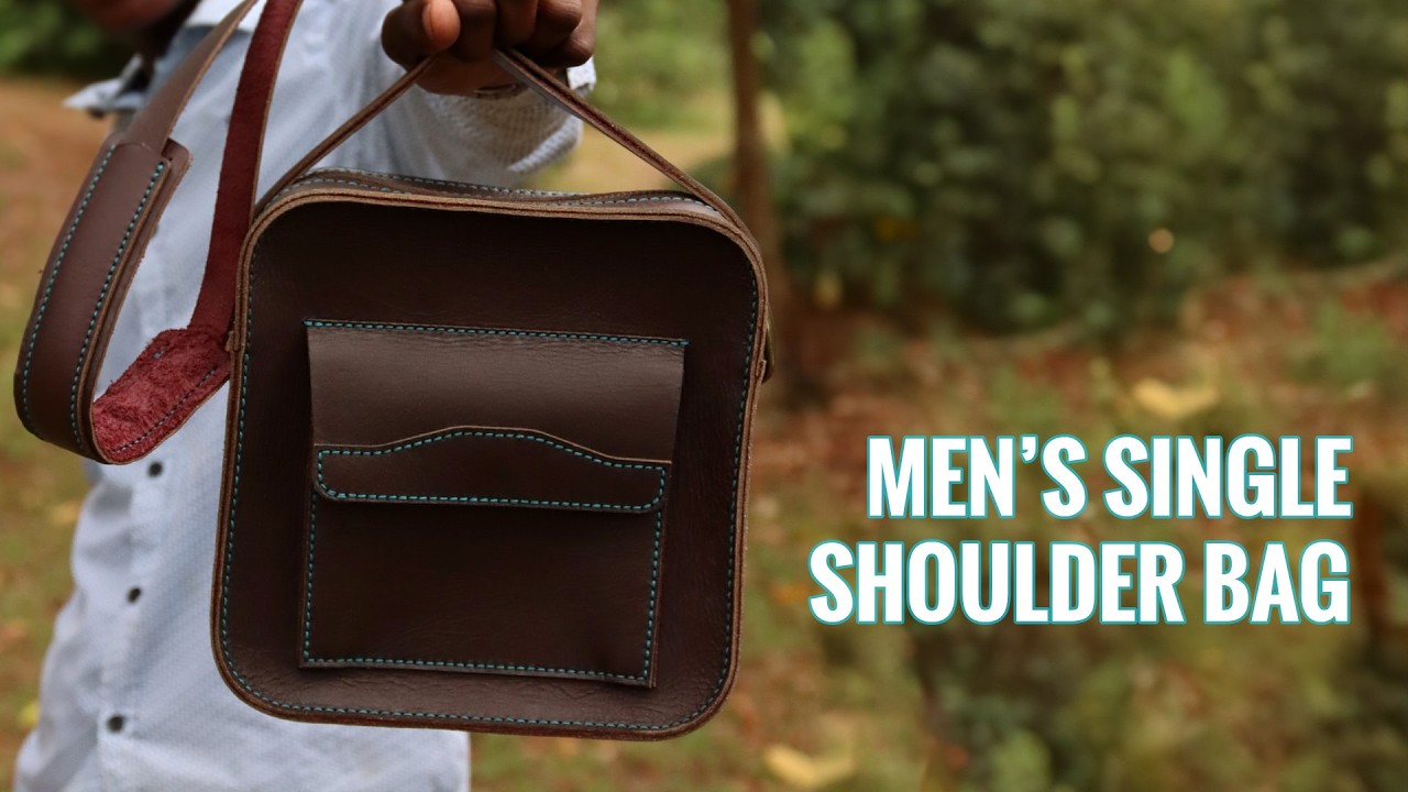 How to stitch our Single Men's shoulder strap - YouTube