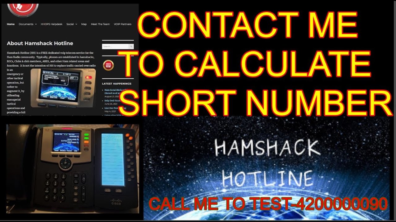 HAMSHACK HOTLINE-SHORT NUMBER(message me to calculate) - YouTube
