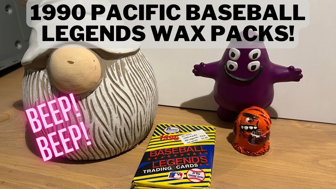 Opening 1990 Pacific Baseball Legends Wax Packs! - YouTube