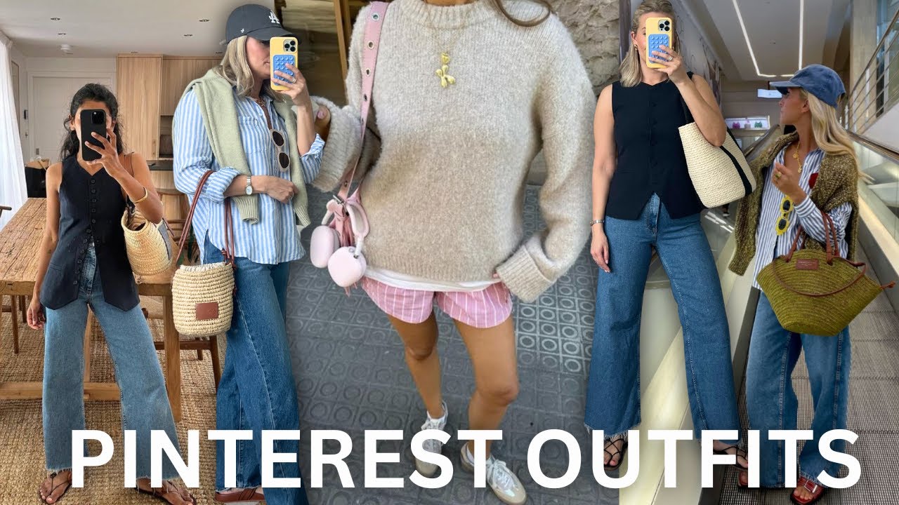 RECREATING SPRING/SUMMER PINTEREST OUTFITS 2024 | Casual Outfit Ideas ...