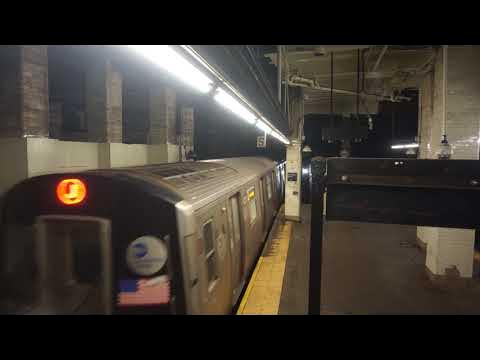 NYC Subway: Brooklyn bound R143 J Train entering Chambers St - YouTube