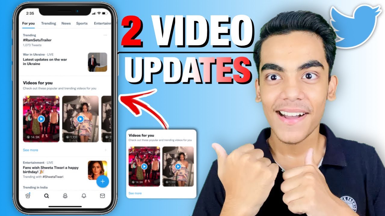 Twitter Full Screen Video New Update | 2 New Twitter Features | Twitter ...