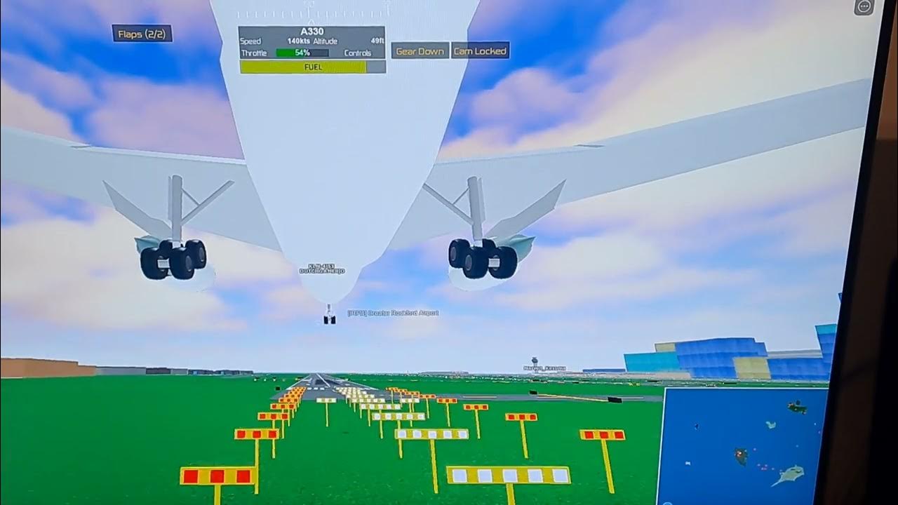 #swiss001landing KLM A330 BUTTER landing PTFS pilot training flight simulator ROBLOX - YouTube