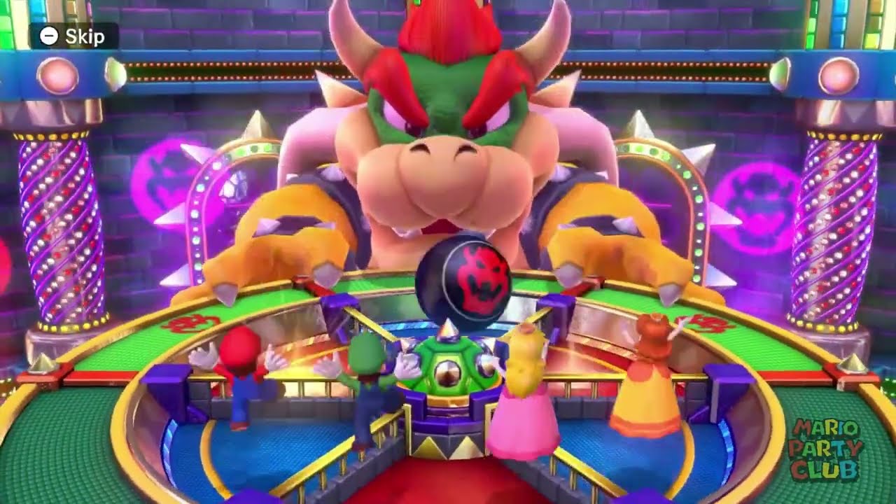 Mario Party 10 - Minigame - Bowser's Roulette Rage - YouTube