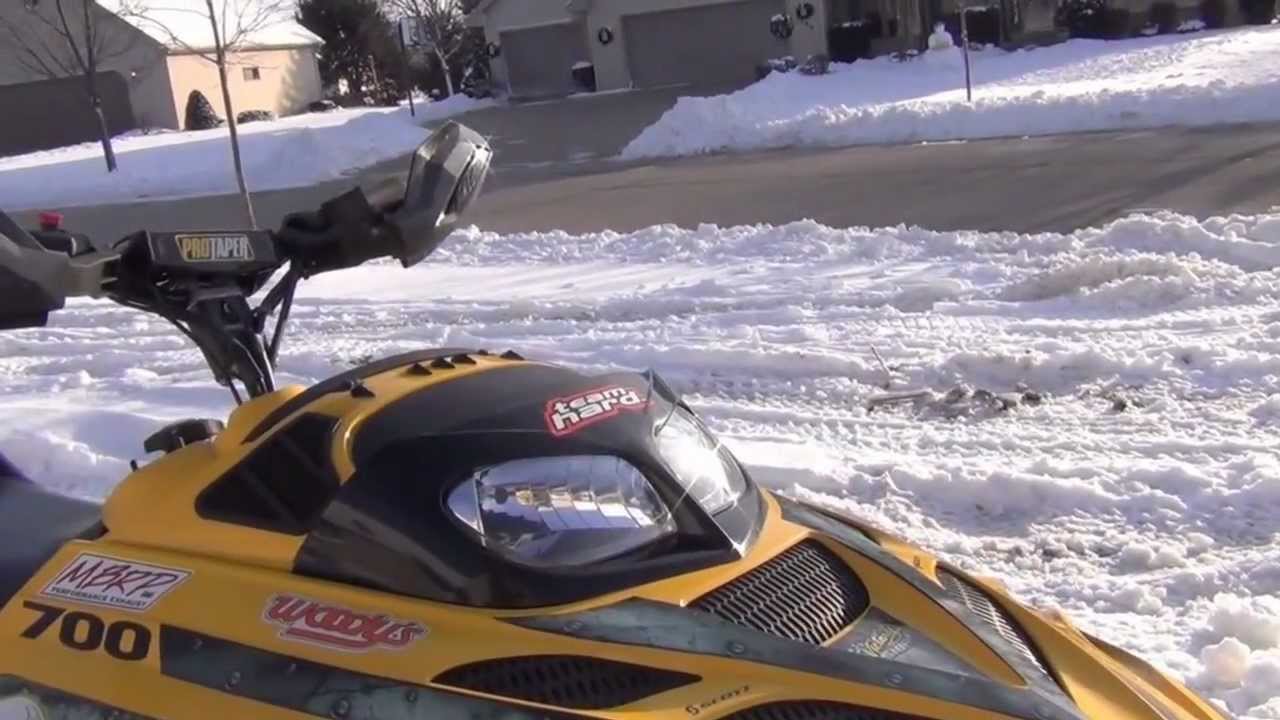 2002 ski doo mxz 700 - YouTube