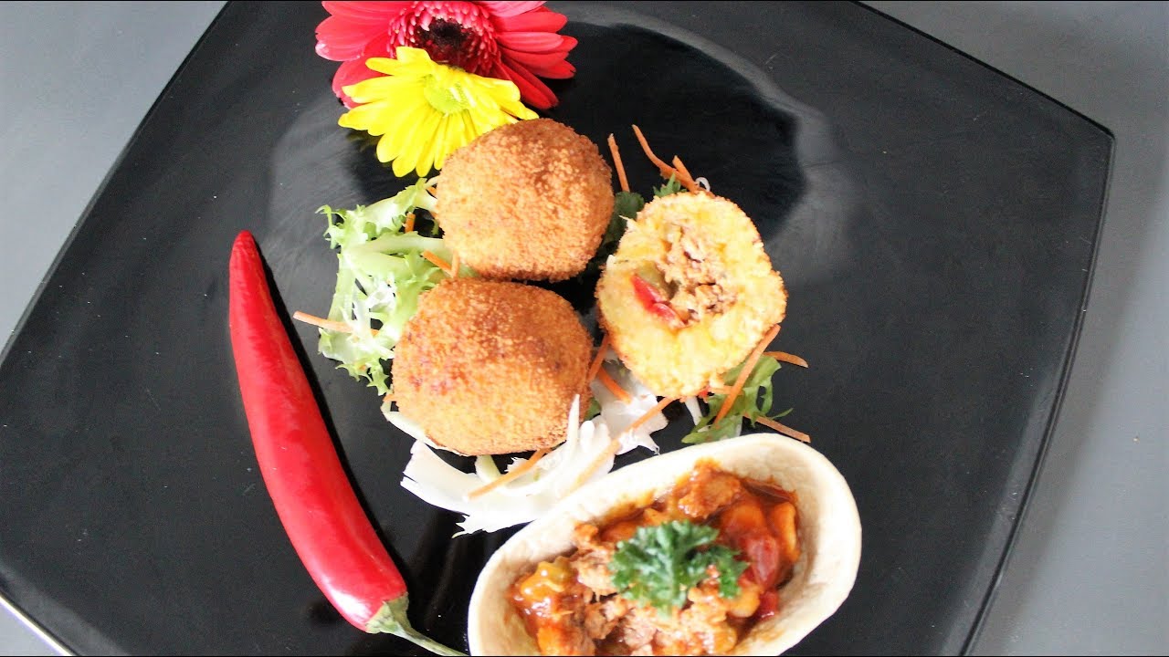 Cuisine Africaine croquettes panées de bananes plantains - YouTube