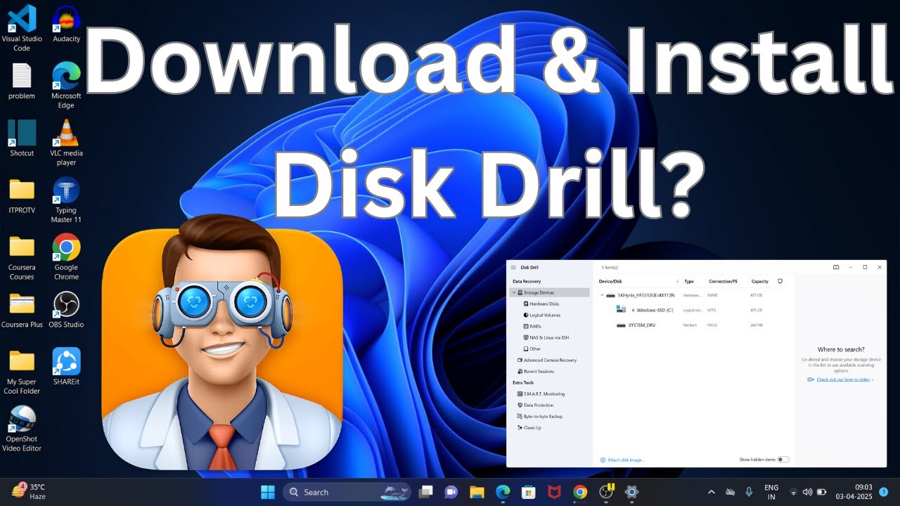How to Download & Install Disk Drill on Windows 11? - YouTube