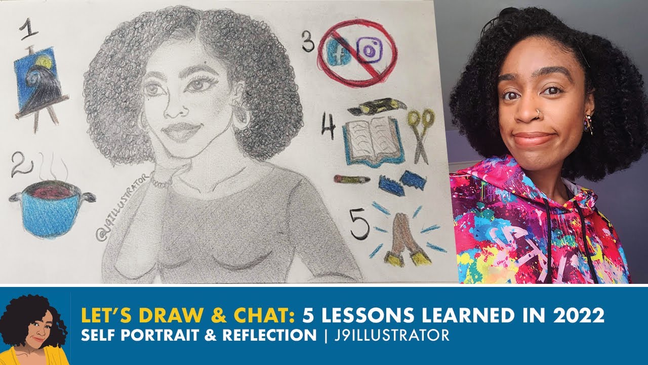 Let's Draw & Chat: Five Lessons Learned in 2022 | j9illustrator - YouTube