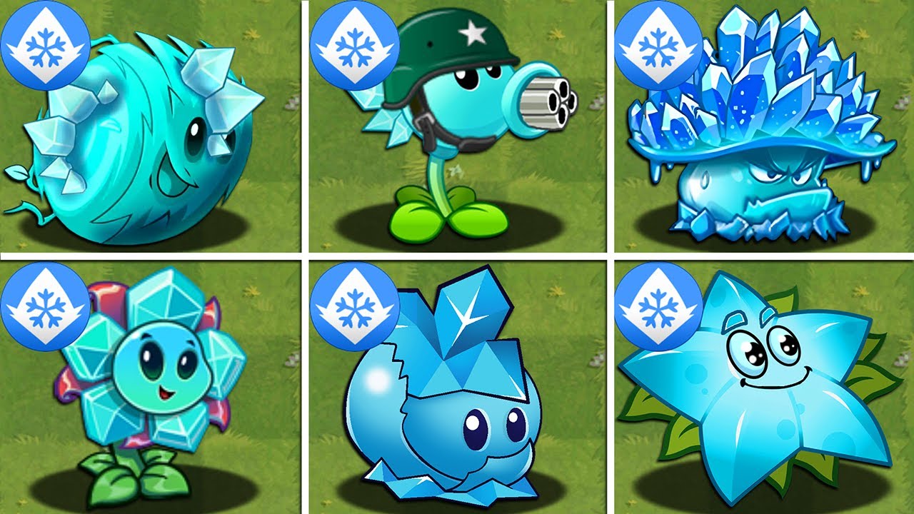 PvZ 2 Final Boss - All ICE Plants Power-Up vs PvZ 2 Final Bosses Fight ...