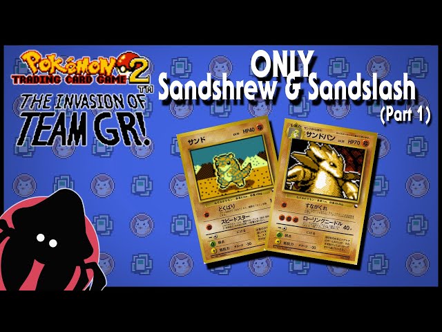 Pokemon Sandshrew Card