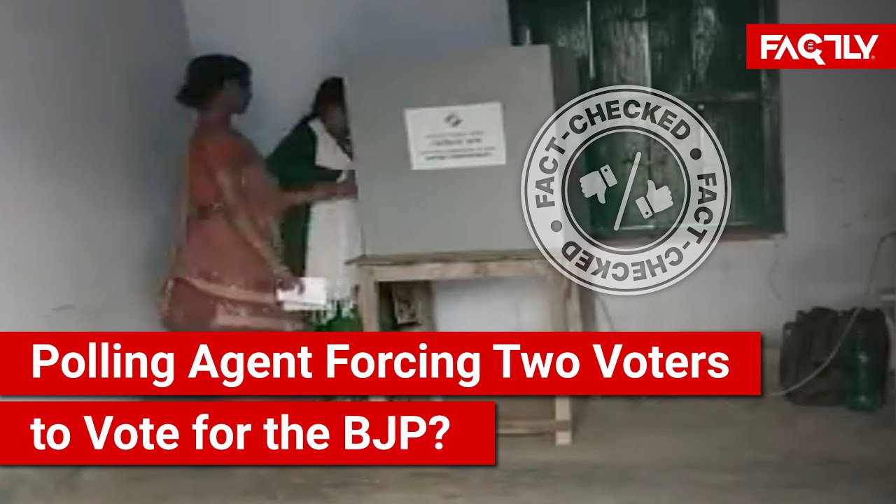FACT CHECK: Viral Video Shows a Polling Agent Forcing Two Voters to ...