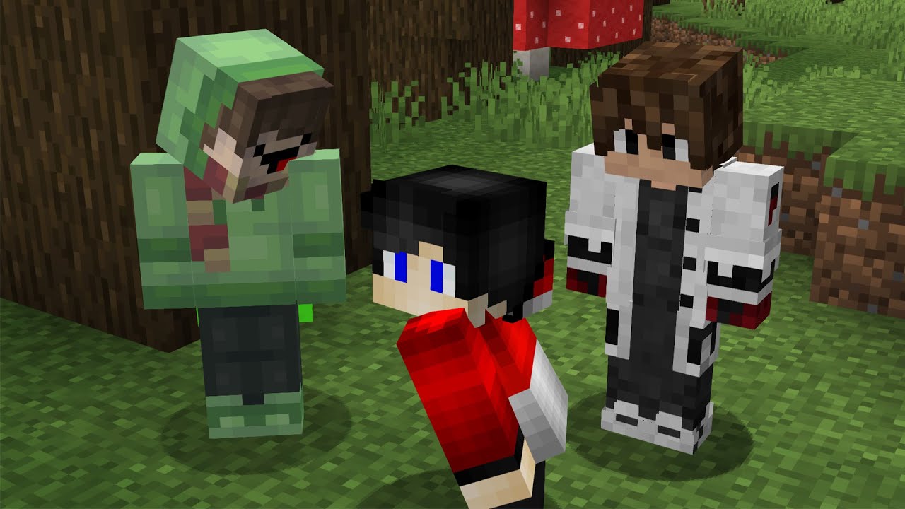 2 Player Veteran Minecraft Ajarin 1 Player Noob Minecraft ... - YouTube