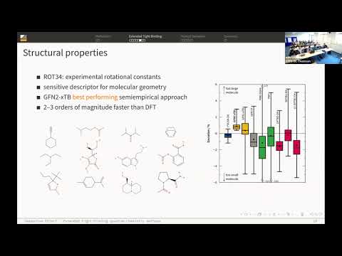 Sebastian Ehlert - Extended Tight Binding (Daresbury DFTB+ School, 2022)