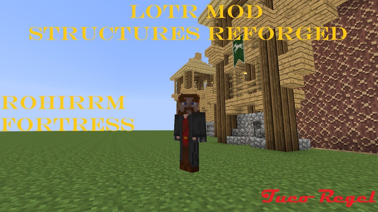 Lotr Mod Structures Reforged - Rohirrm Fortress!! - YouTube