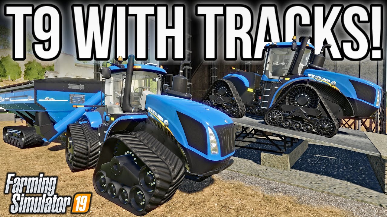 NEW MODS FS19! T9 WITH TRACKS + SNOW PACK UPDATE! - YouTube