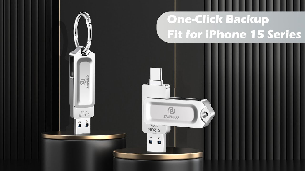 PL ZMPWLQ iPhone Photo Stick for 15 Series Backup Storage Device - YouTube
