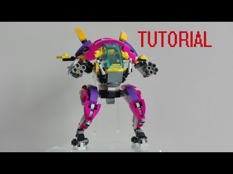 Lego OVERWATCH D.VA MECH Tutorial - YouTube