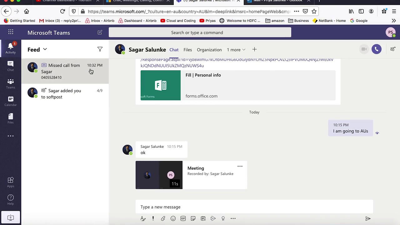 How to create chat threads and mention or tag name of person in ...