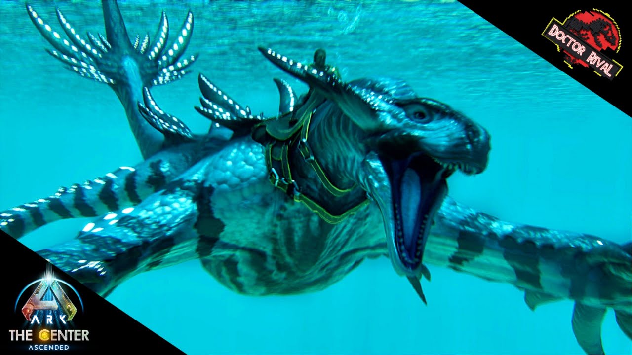 DRACONIS GLAUCUS full taming || Ark The Center Ascended - YouTube