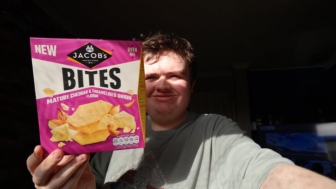 New Jacob’s Bites Mature Cheddar & Caramelised Onion Flavour Crisps ...