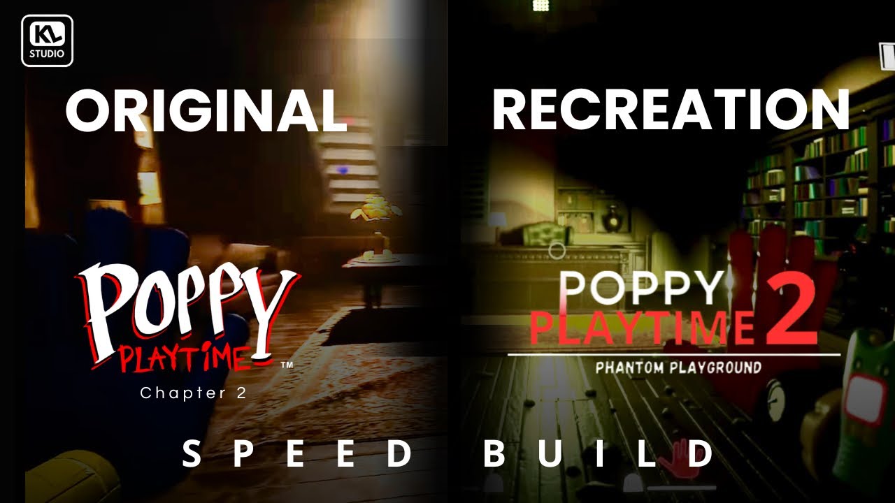 POPPY PLAYTIME phantom playground chapter 2 speed building Elliot ...