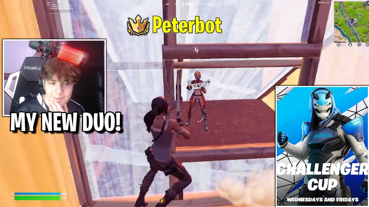 Peterbot Shows His Fighting Skills & Shocked Clix in Duo Cash Cup with ...
