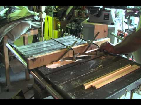 Building Medium Size Bee Hive Frames From Scratch Part 1 - YouTube