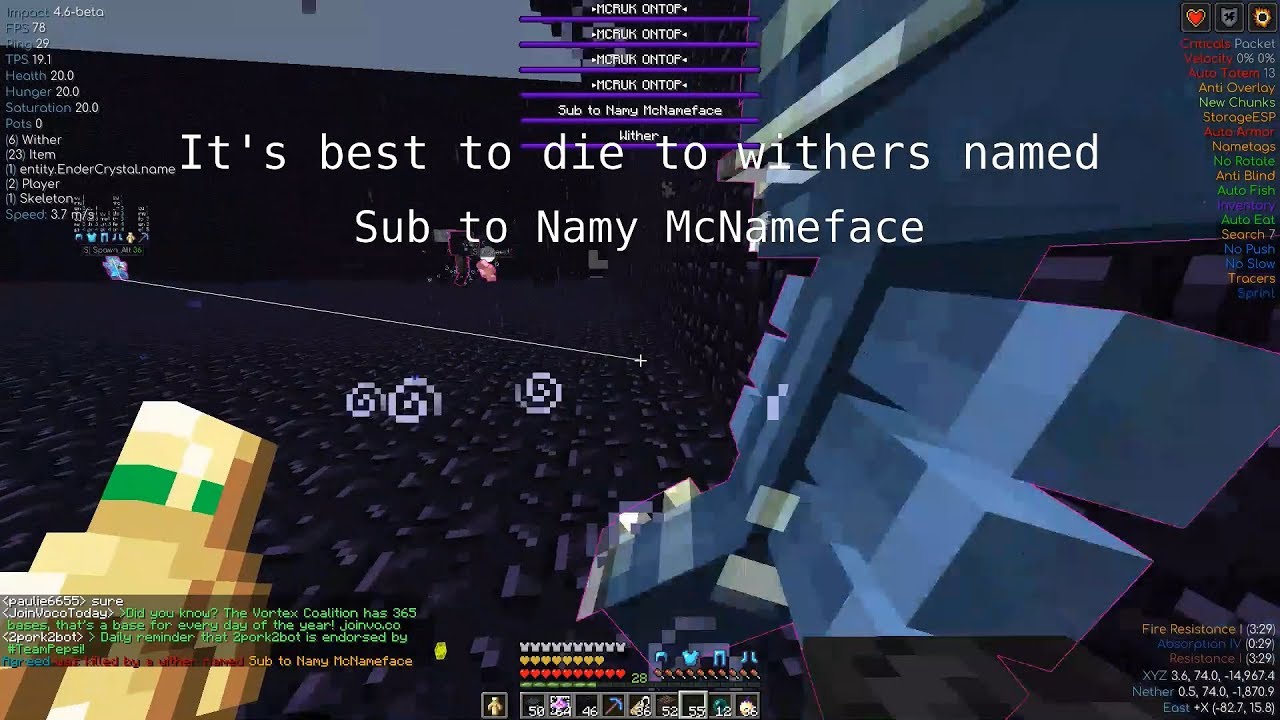 2b2t: Spawning Withers at Spawn - YouTube