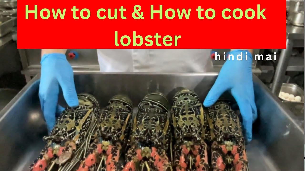 How to cut | How to cook lobster | Asian style | - YouTube