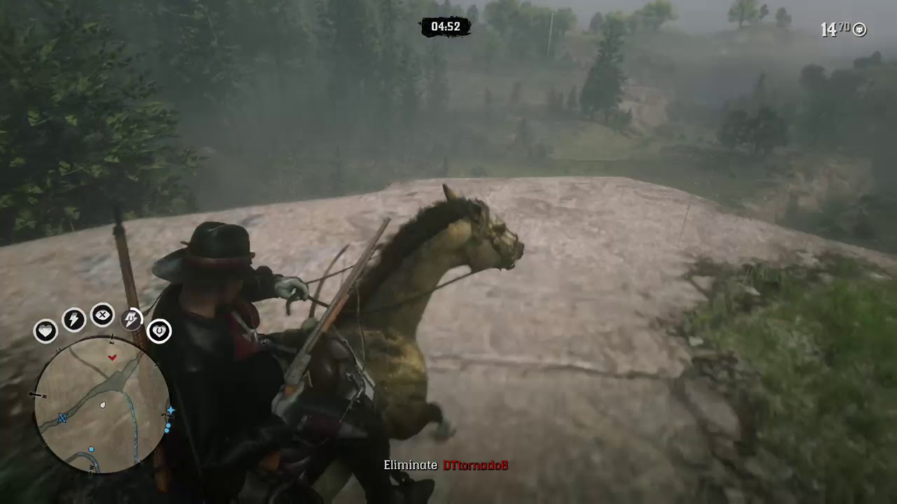 RDR2 - Longest Rolling Block Kill - YouTube