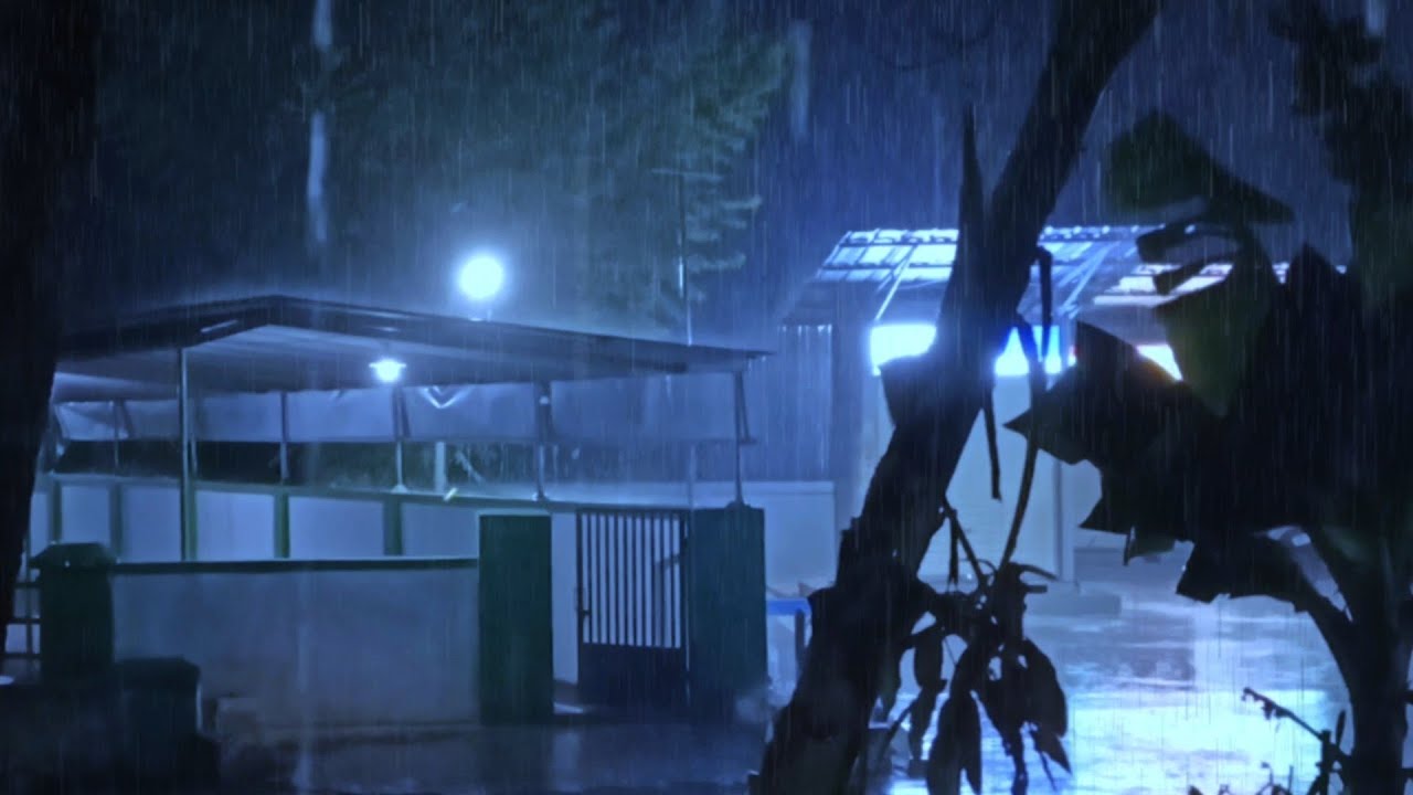 Walk In Heavy Rain and Thunder Strom In Gandu Villag | ASMR, Nature ...