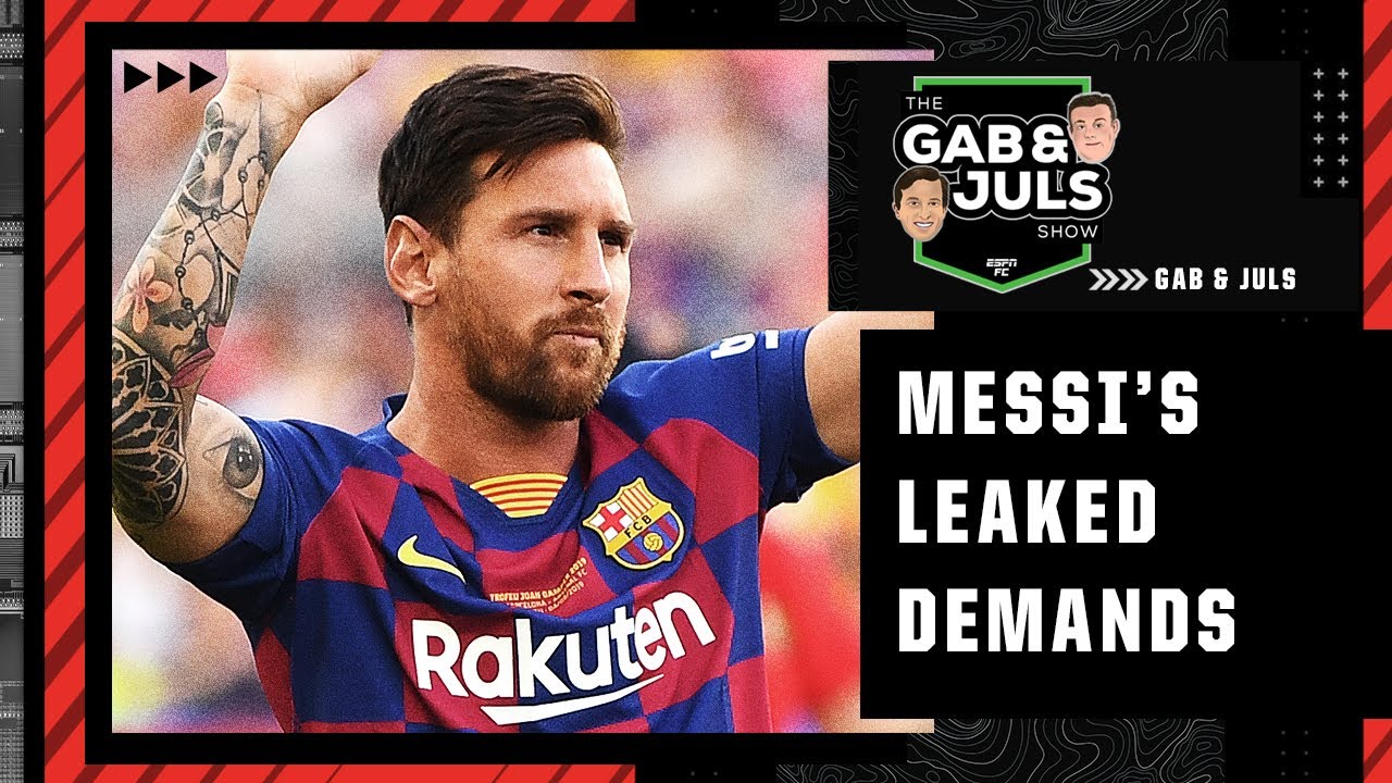 Gab & Juls rip into Lionel Messi for leaked 2020 Barcelona contract ...