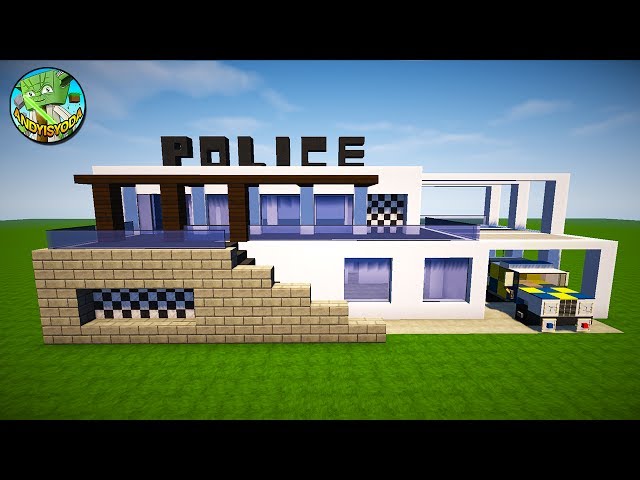Minecraft Police Station A Police Station I Just Built In My Minecraft