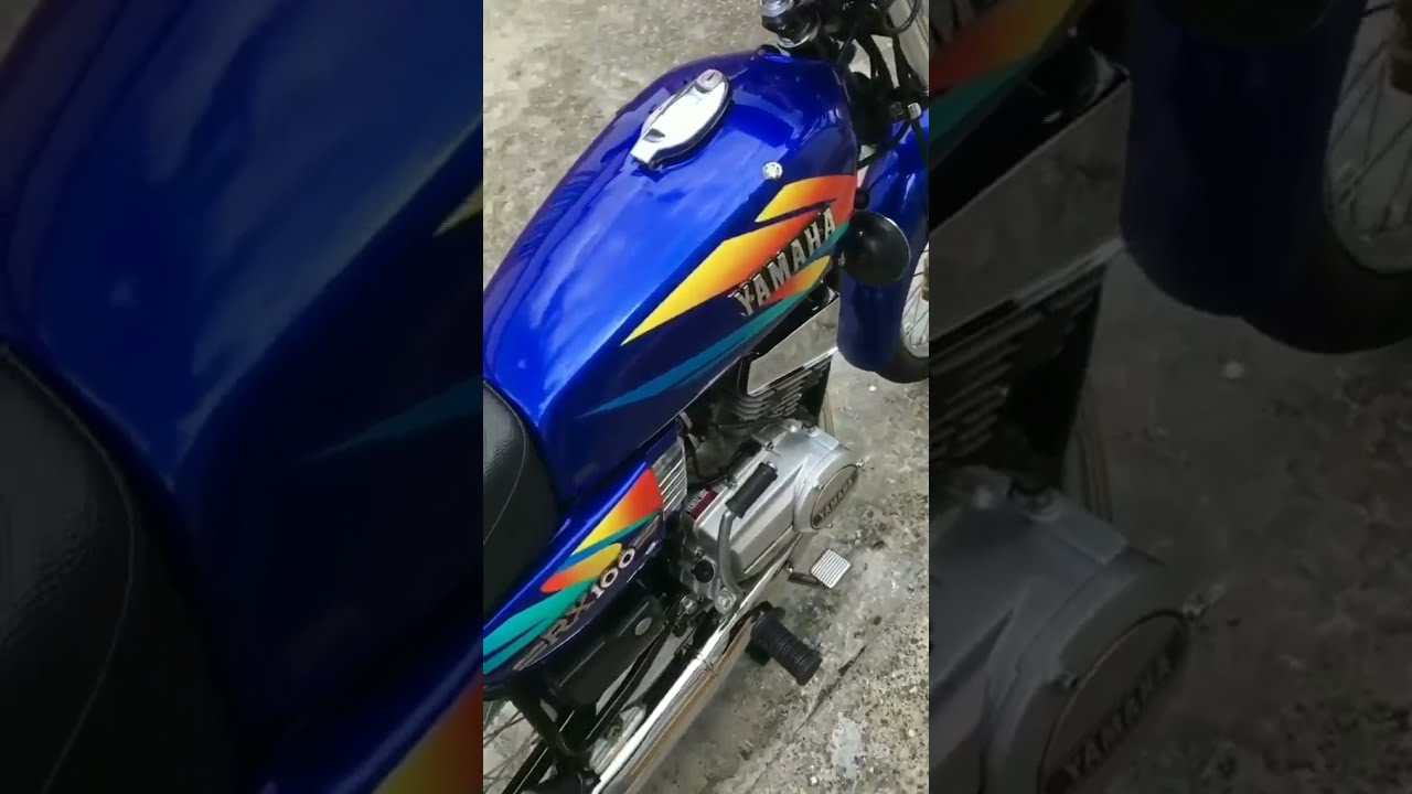 Yamaha Rx 100 Azul Guacamaya - YouTube